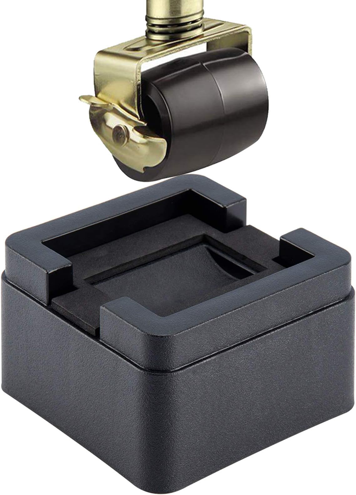 Amazon.com: Ryehaliligear 4-Pack 3 Inch Bed Risers, Furniture Risers ...