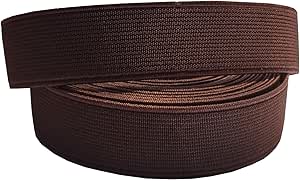 Amazon.com: 1 Inch Elastic Bands 6 Yards Double-Side Twill Woven ...