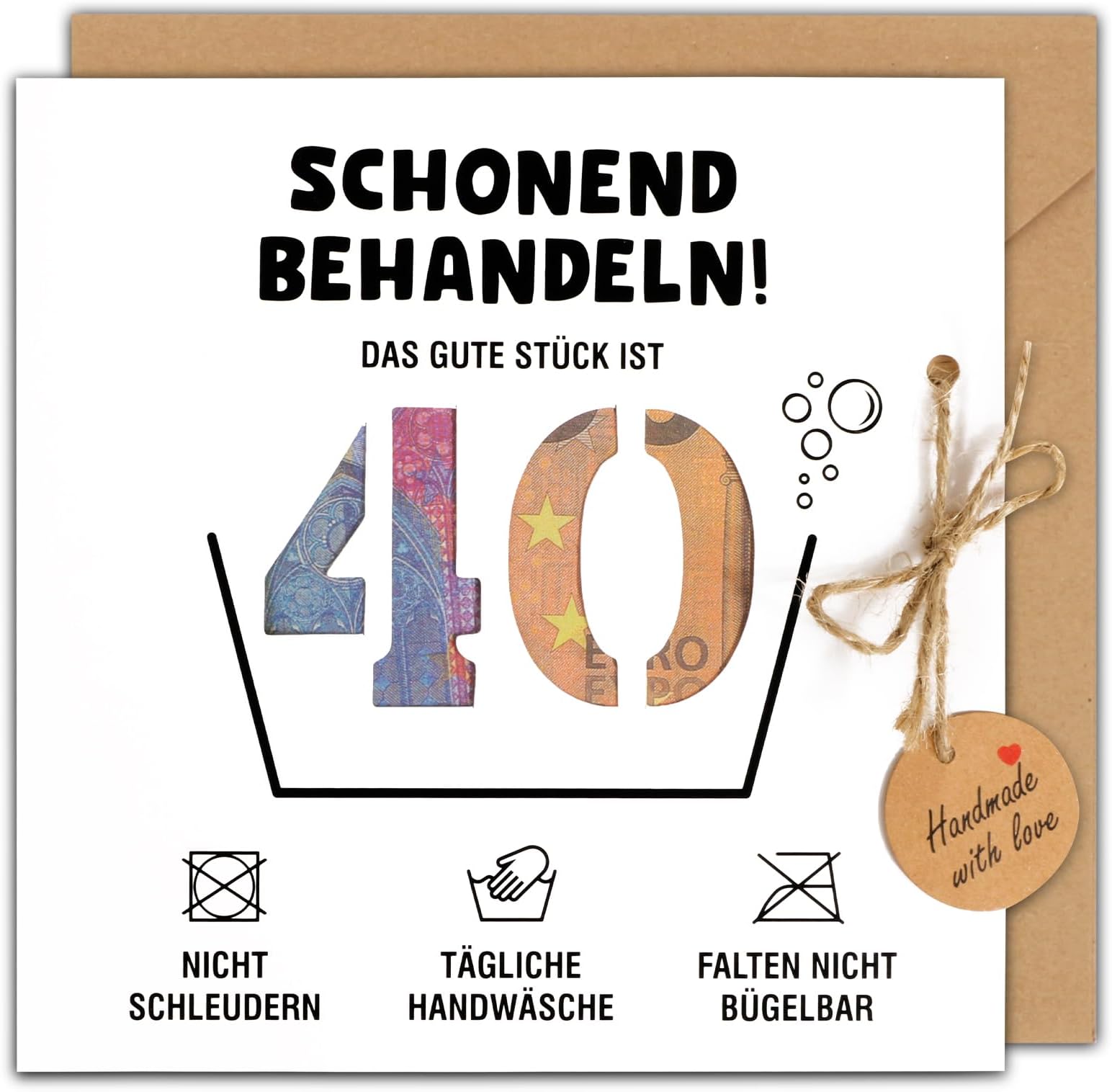 Glckwunschkarte 40 Geburtstag Mann