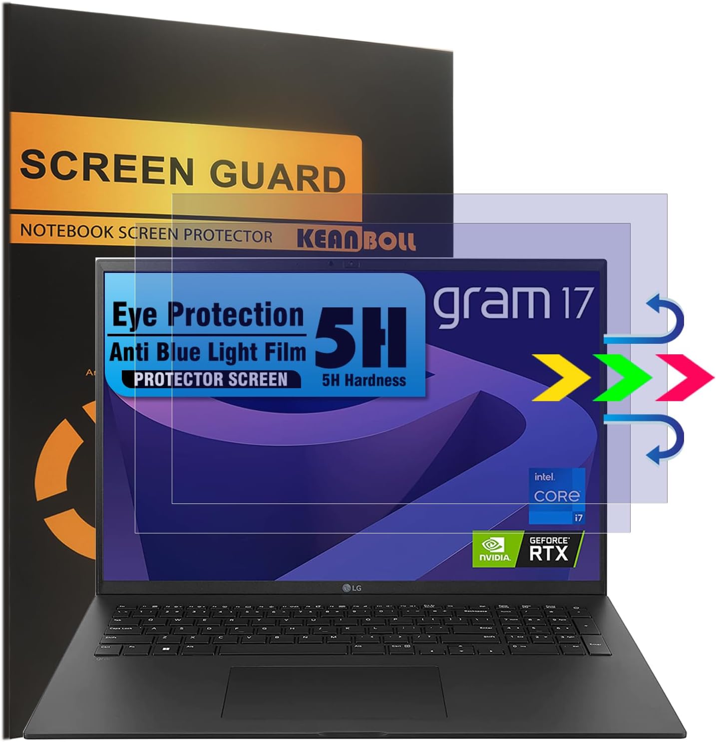 Amazon.com: 2 Pack Anti Blue Light Screen Protector for LG Gram Pro 17 ...