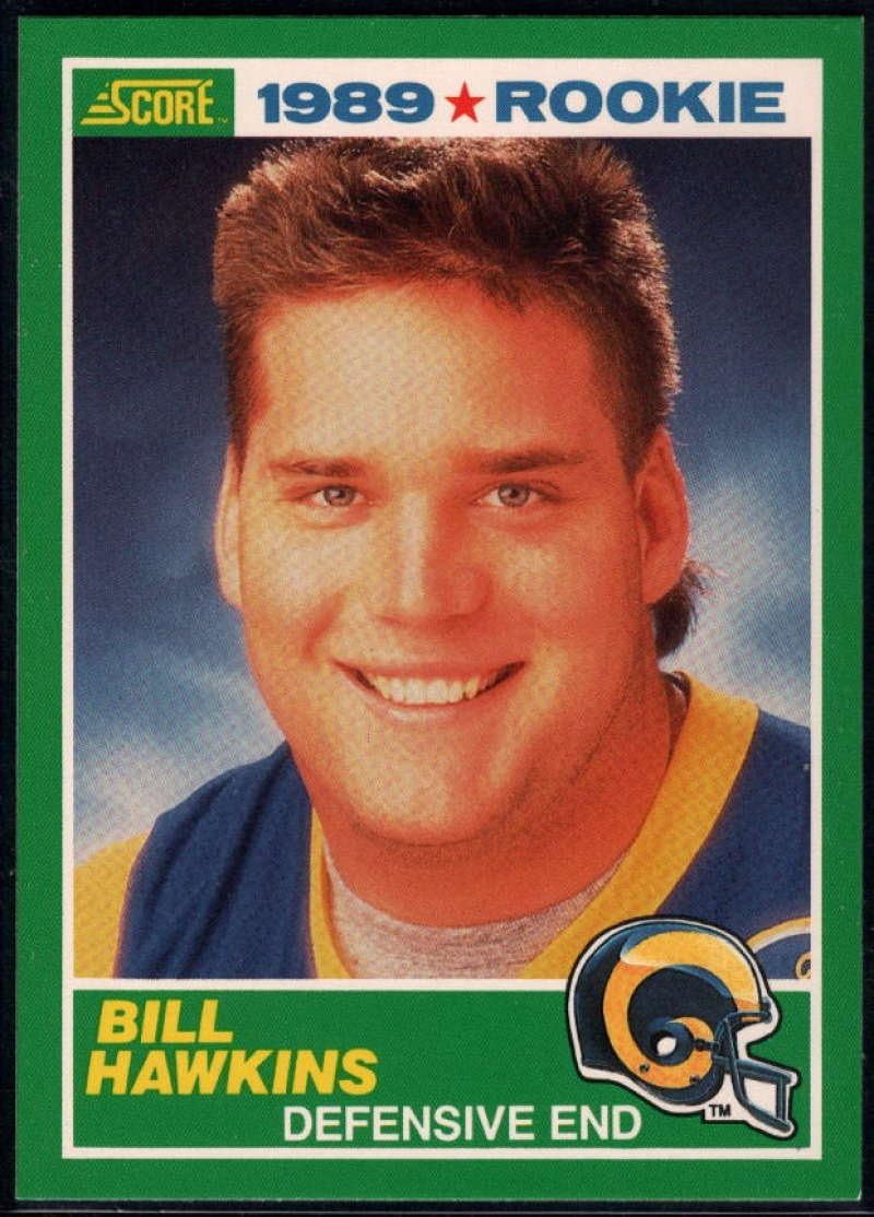 Amazon.com: Football NFL 1989 Score #250 Bill Hawkins RC LA Rams ...