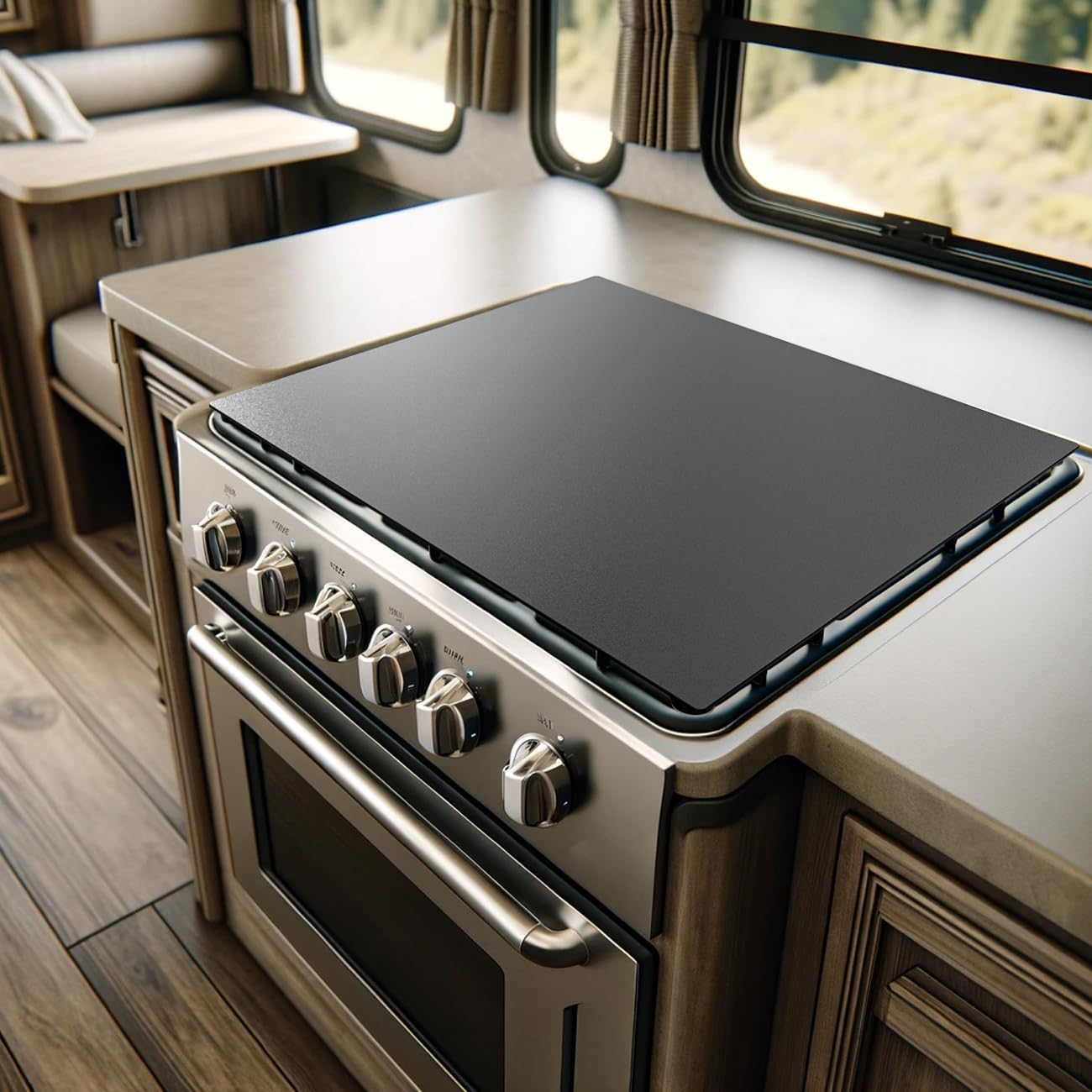 Amazon.com: Aluminum RV Stove Top Cover & Gas Burner Board - Dual Non ...