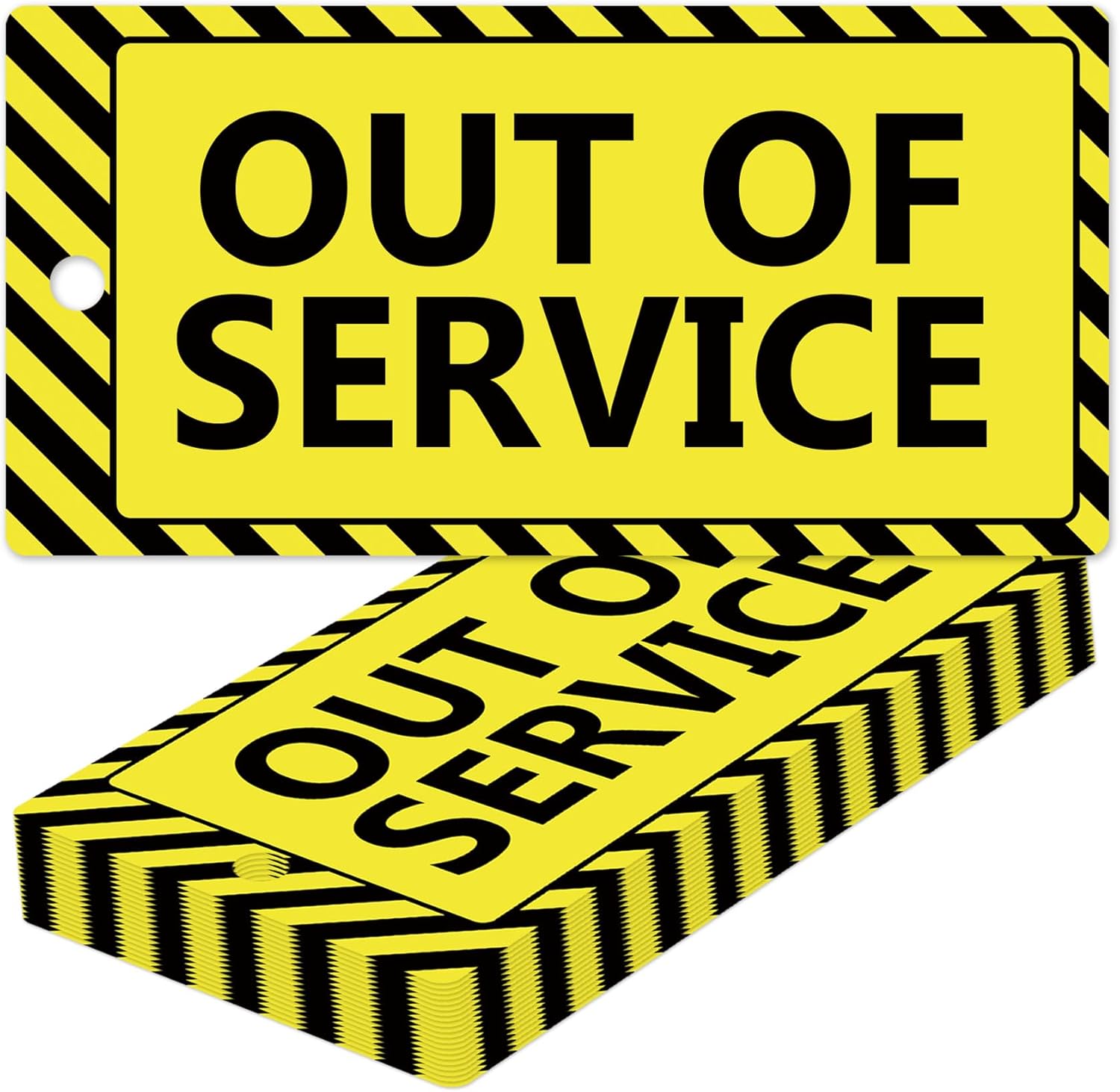 Out of Service Tag Maintenance Required Tags 6.22 x 3.15 Inch-Machine ...