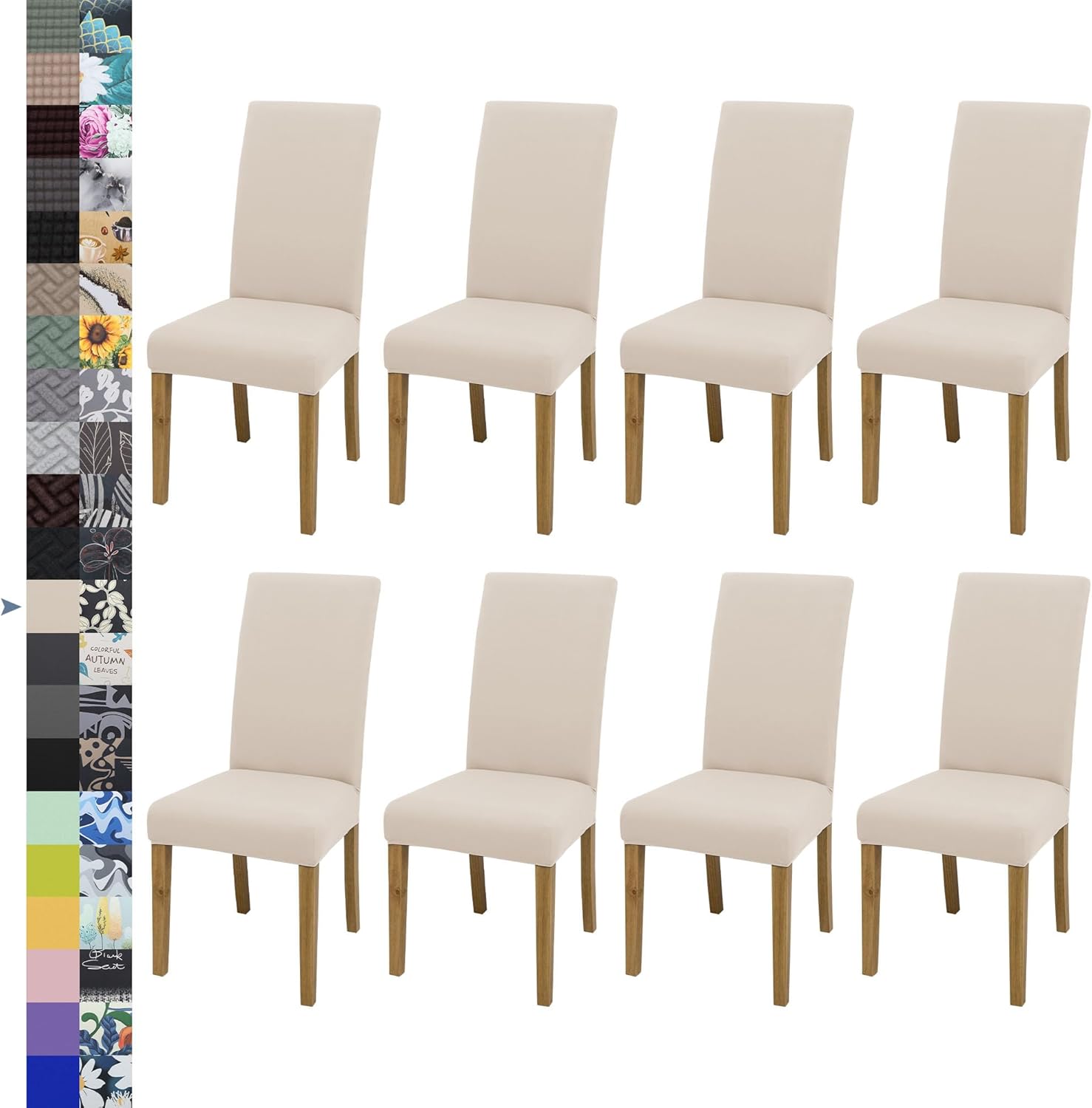 Amazon.com: BIETYONE Dining Chair Cover,Dining Room Chair Covers Set of ...