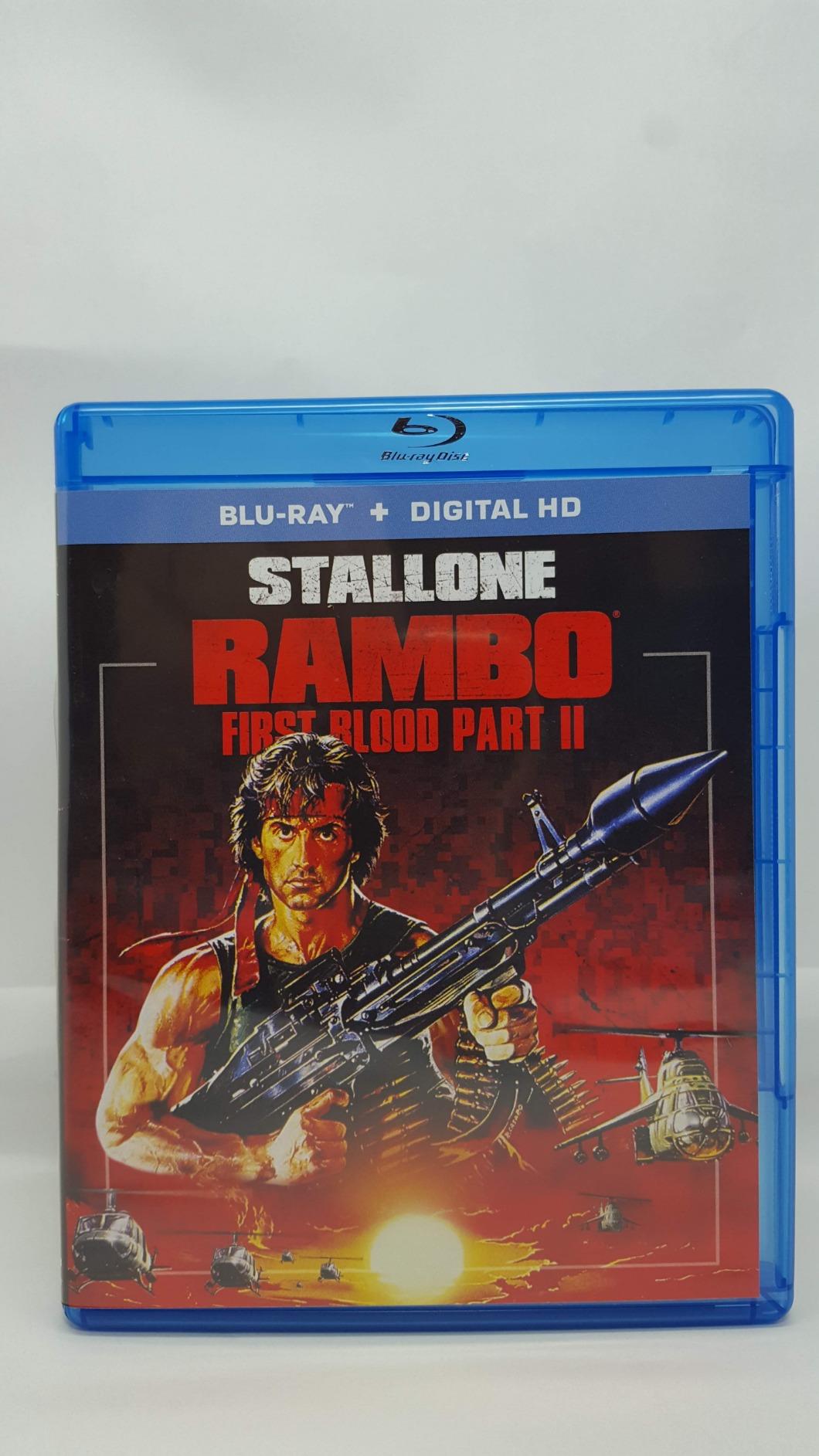 Amazon.com: RAMBO: FIRST BLOOD PART II 4K Ultra HD + Blu-ray + Digital ...