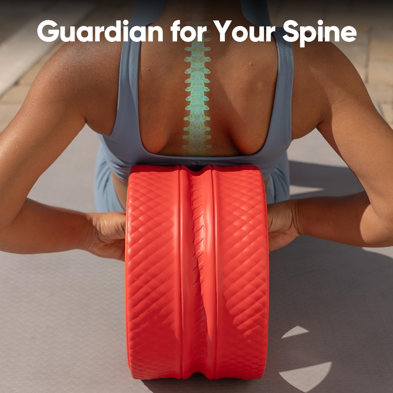 Snapklik.com : FitBeast Wheel Foam Roller - Targeted Muscle Roller For ...