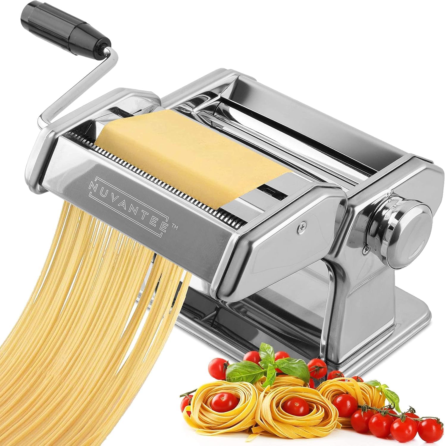 Amazon.com: YASHE 2-in-1 Pasta Maker with Cleaning Kit, Adjustable ...