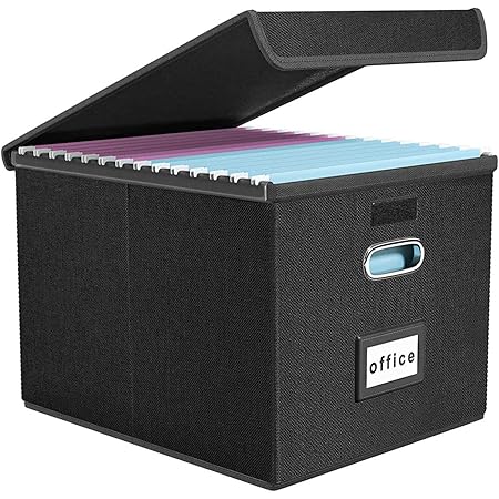 Cathedral Metal home file A4 (black) Box : Amazon.co.uk: Stationery ...