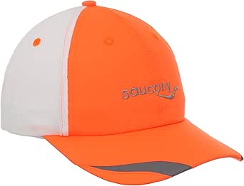 Amazon.com : Saucony Men's Vital Run Cap, Vizipro Orange, One Size ...