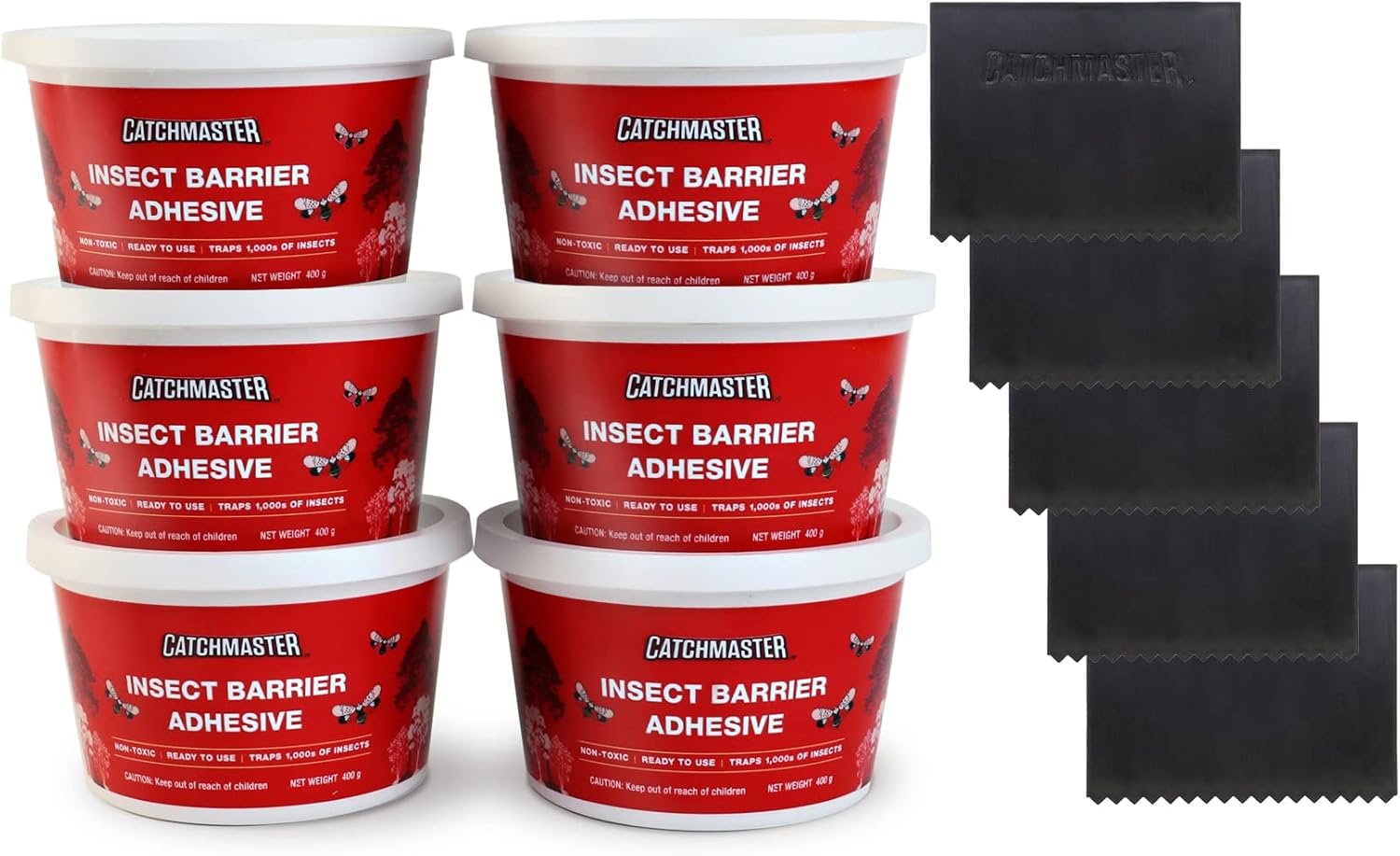 Amazon.com : Catchmaster Tree Banding Insect Barrier DIY Kit 6Pk, 15oz ...