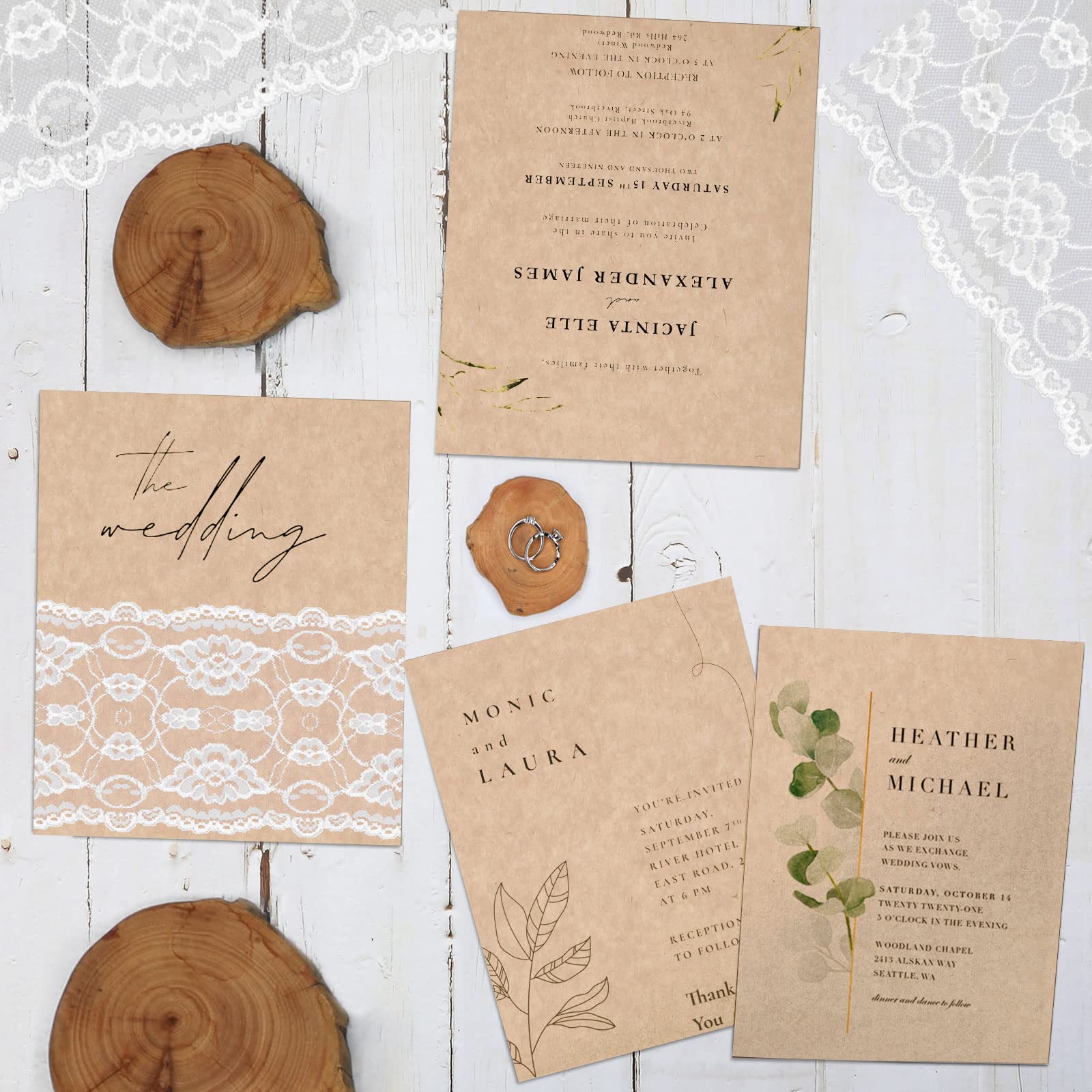 Snapklik.com : 24 Sheets Parchment Cardstock 8.5 X 11 Textured Printer ...