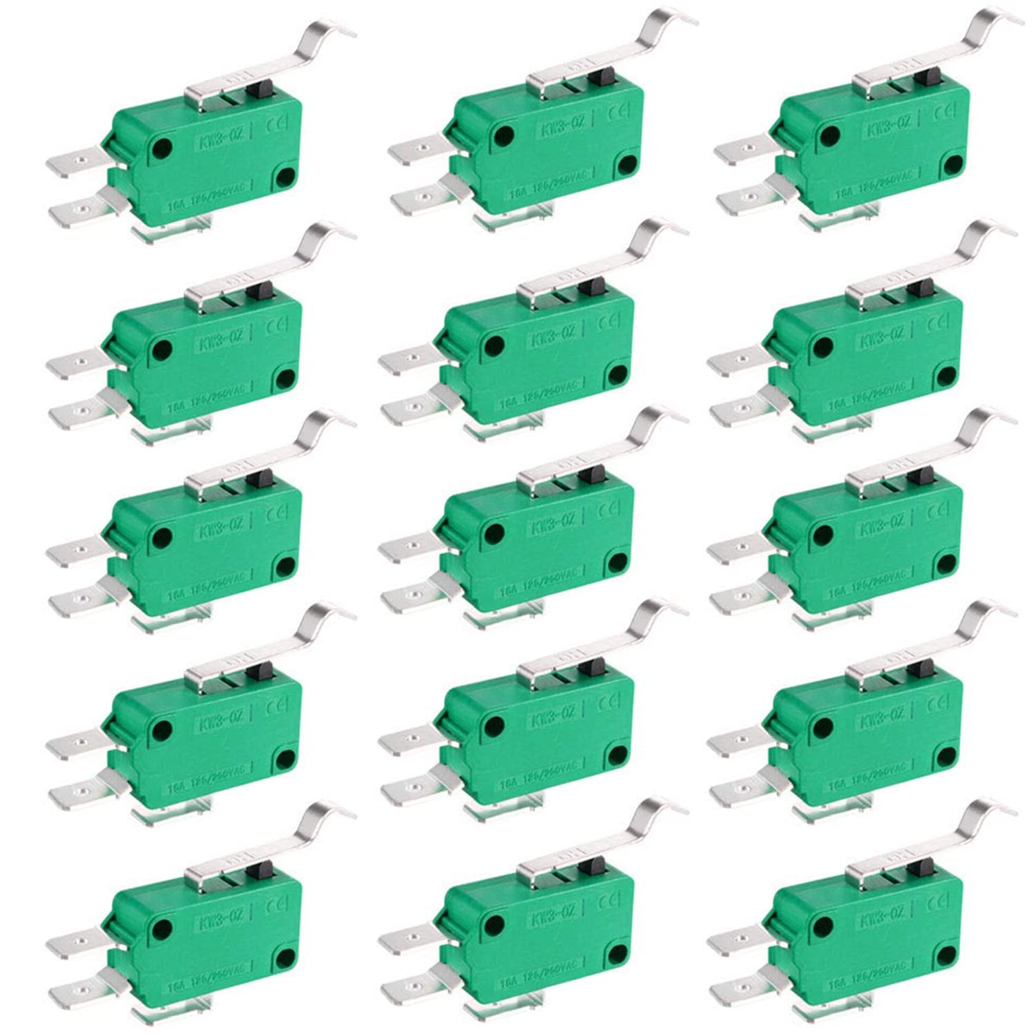 Snapklik.com : SPDT 1NO 1NC Long Hinge Lever Type Momentary Micro Limit ...