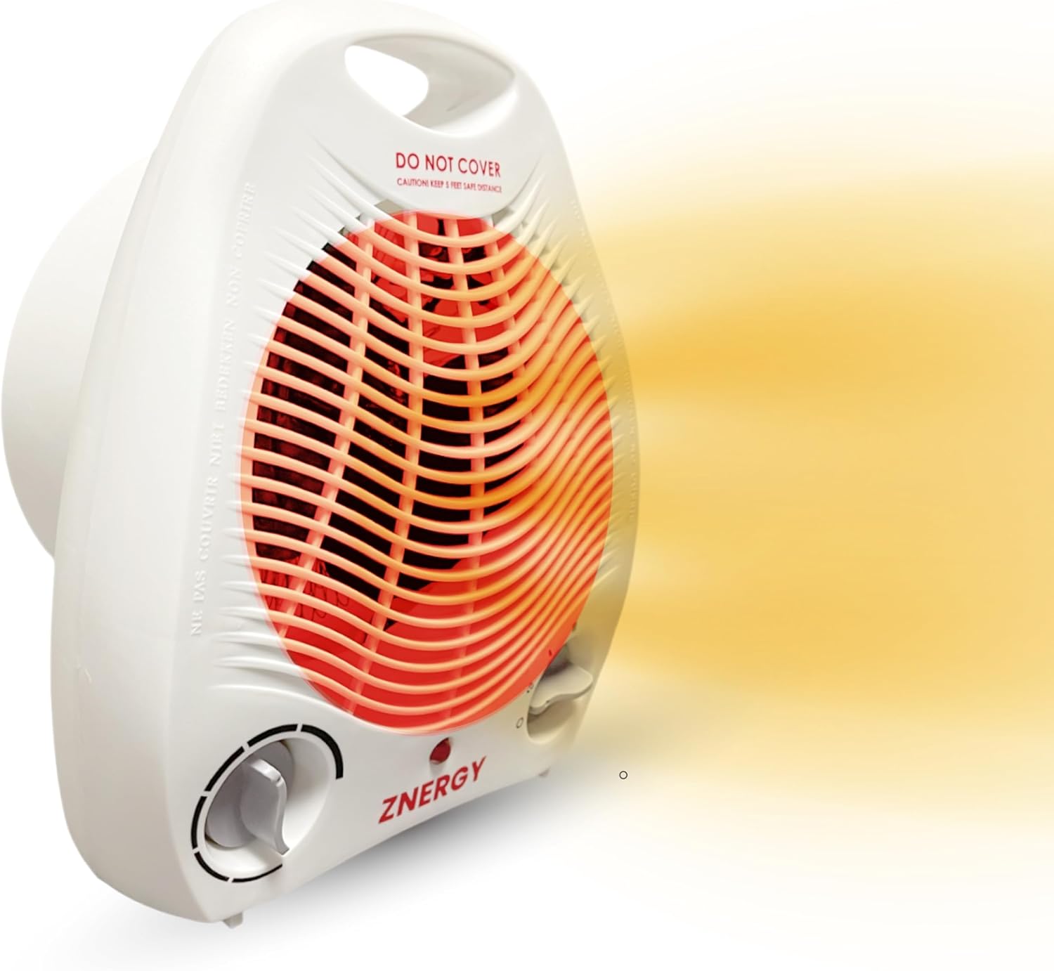 Amazon.com: Znergy Fan Heater 1500w Adjustable Thermostat and Speed 3 ...