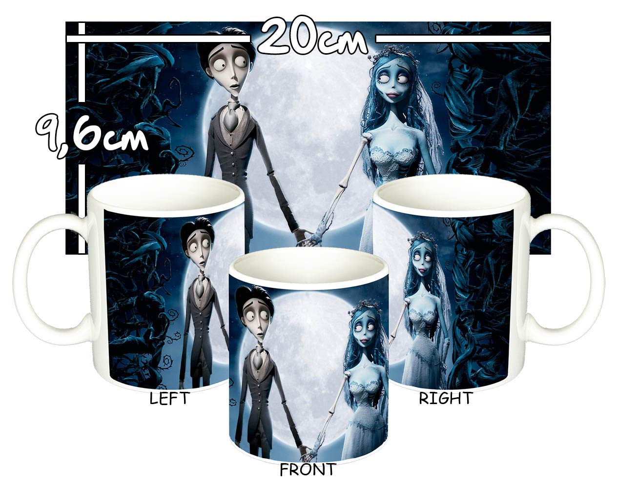 Buy MasTazas La Novia Cadaver Corpse Bride Tim Burton A Mug Online at ...