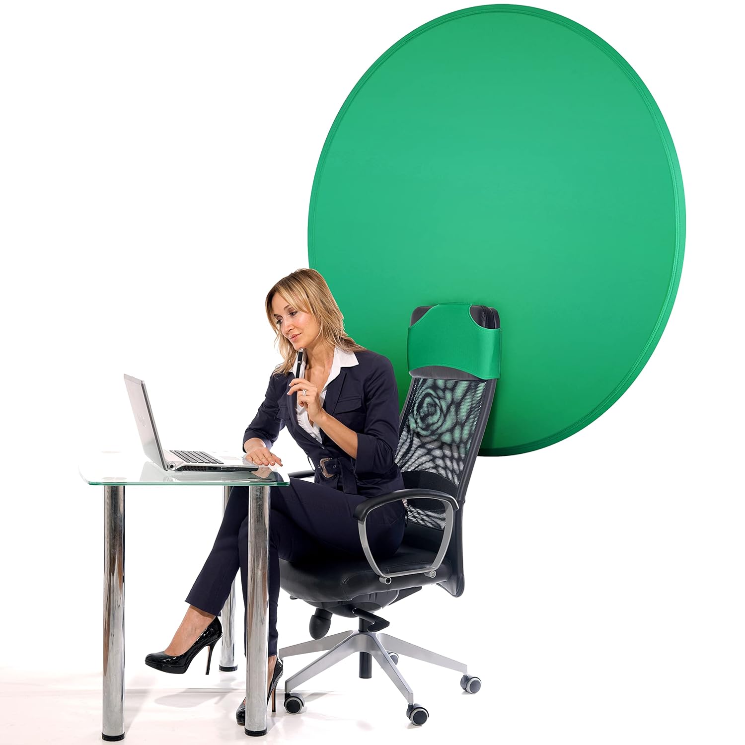Tahtiva Green Screen Background for Chair - Dual-Sided Portable Green ...