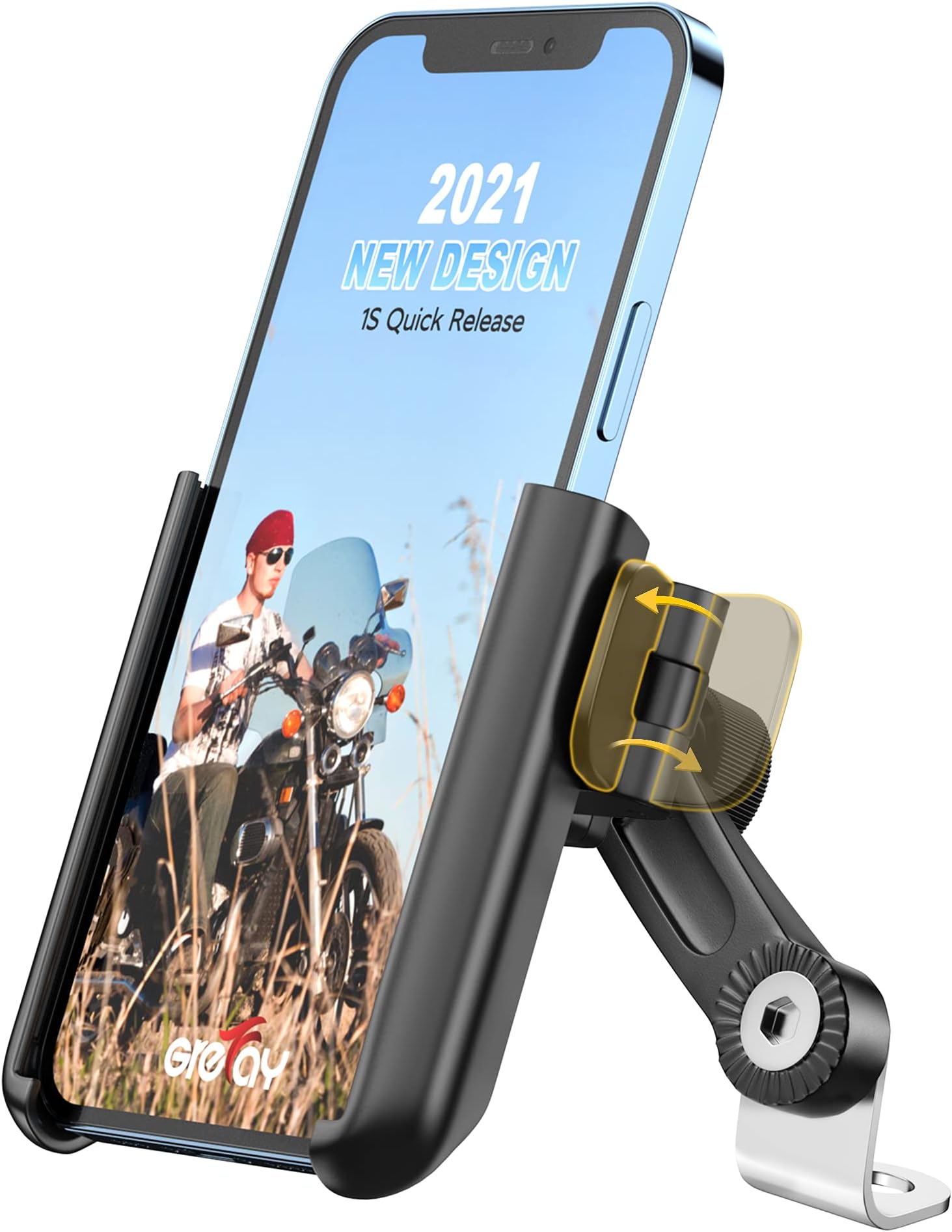 Motorbike Cell Phone Holder Mount GPS Support Stand for 4 '' - 7 ...