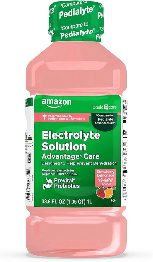 Amazon.com: Amazon Basic Care Advantage Care Electrolyte Solution with ...