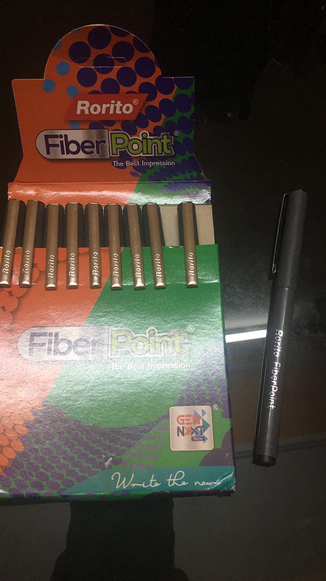 Rorito Fiberpoint Black Pilot Pen Pack of - 20 : Amazon.in: Office Products