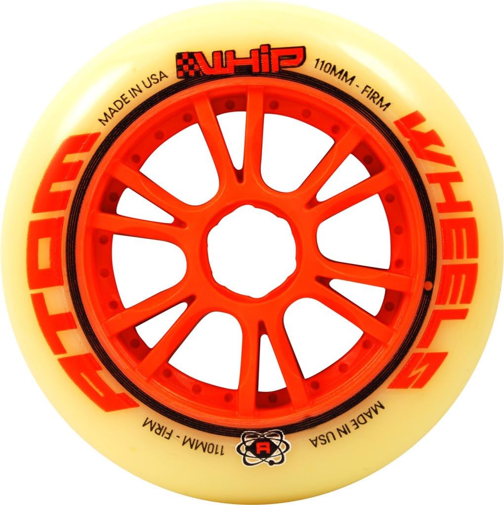 Amazon.com: Atom Wheels Atom Whip Orange Wheels - Atom Whip Wheels ...