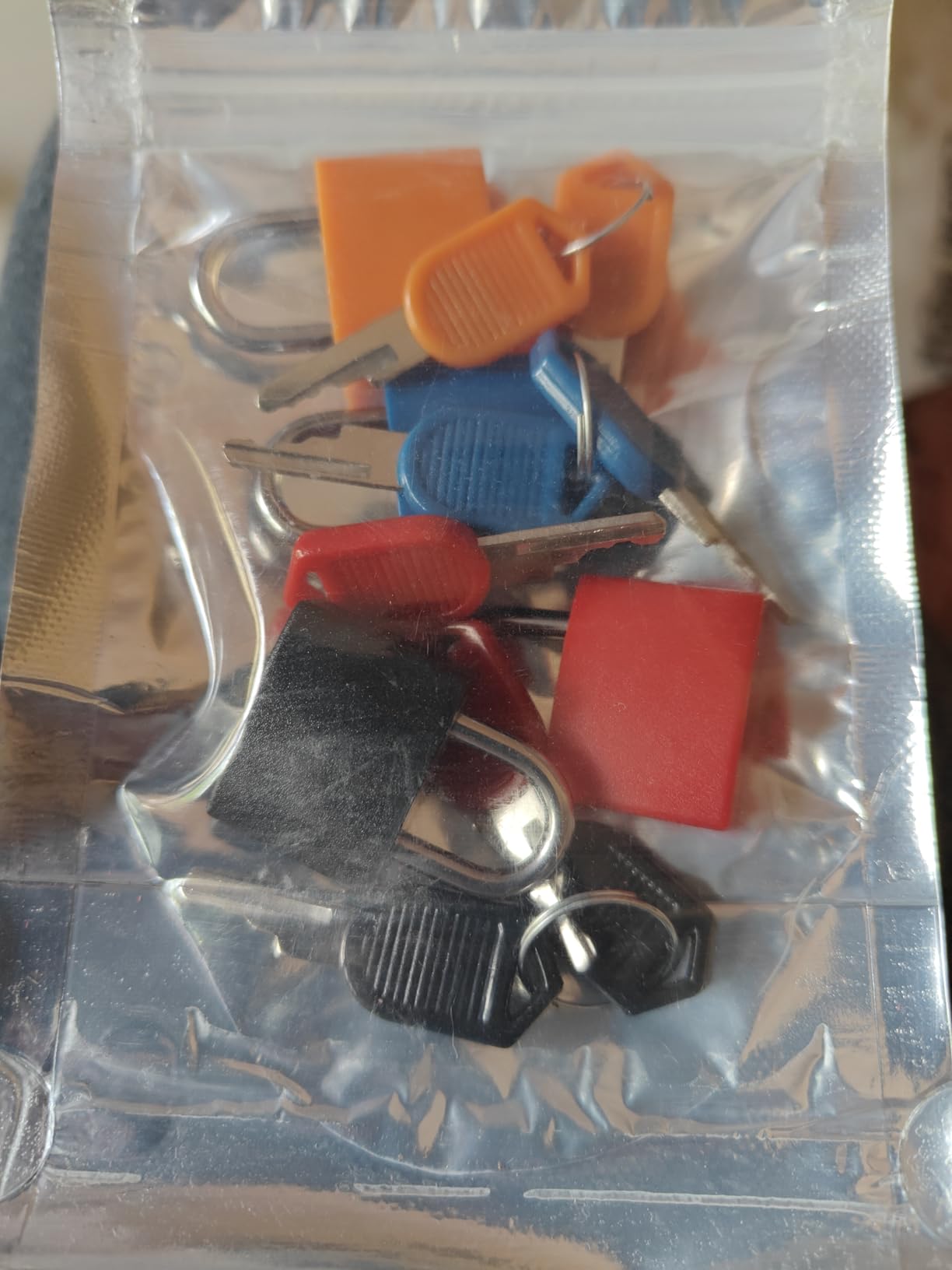 Kisajar 4 Pcs Suitcase Lock Small Luggage Locks with Keys Multi-Color ...