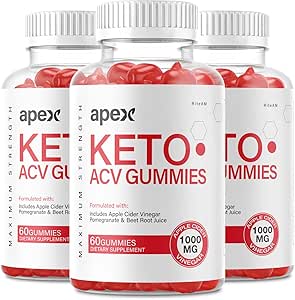 Amazon.com: (3 Pack) Apex Keto Apple Cider Vinegar Gummies - Advanced Formula Apex ACV Keto ...