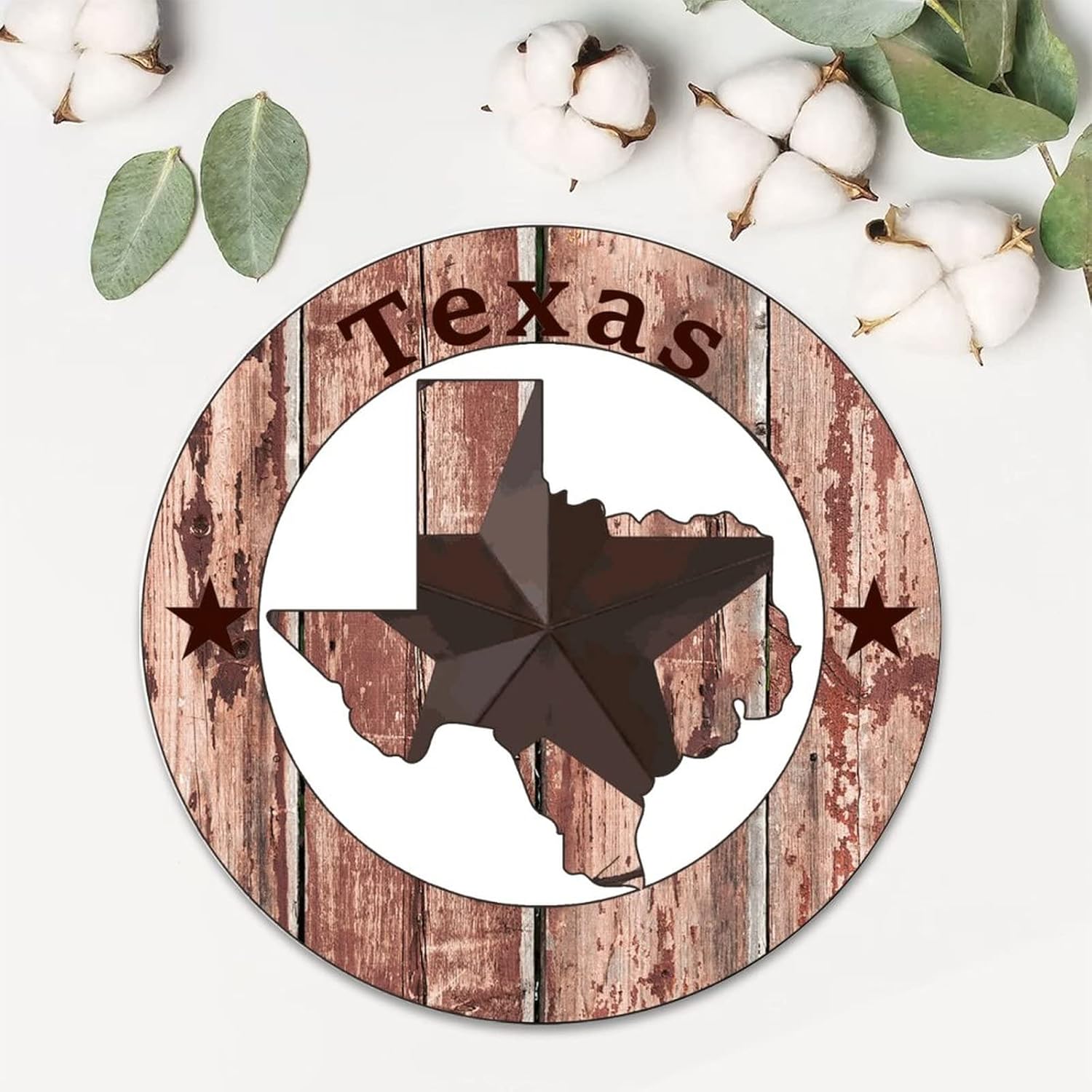 Amazon.com : Western Texas Stars Round Label Sticker 1.5 Inch DIY Funny ...