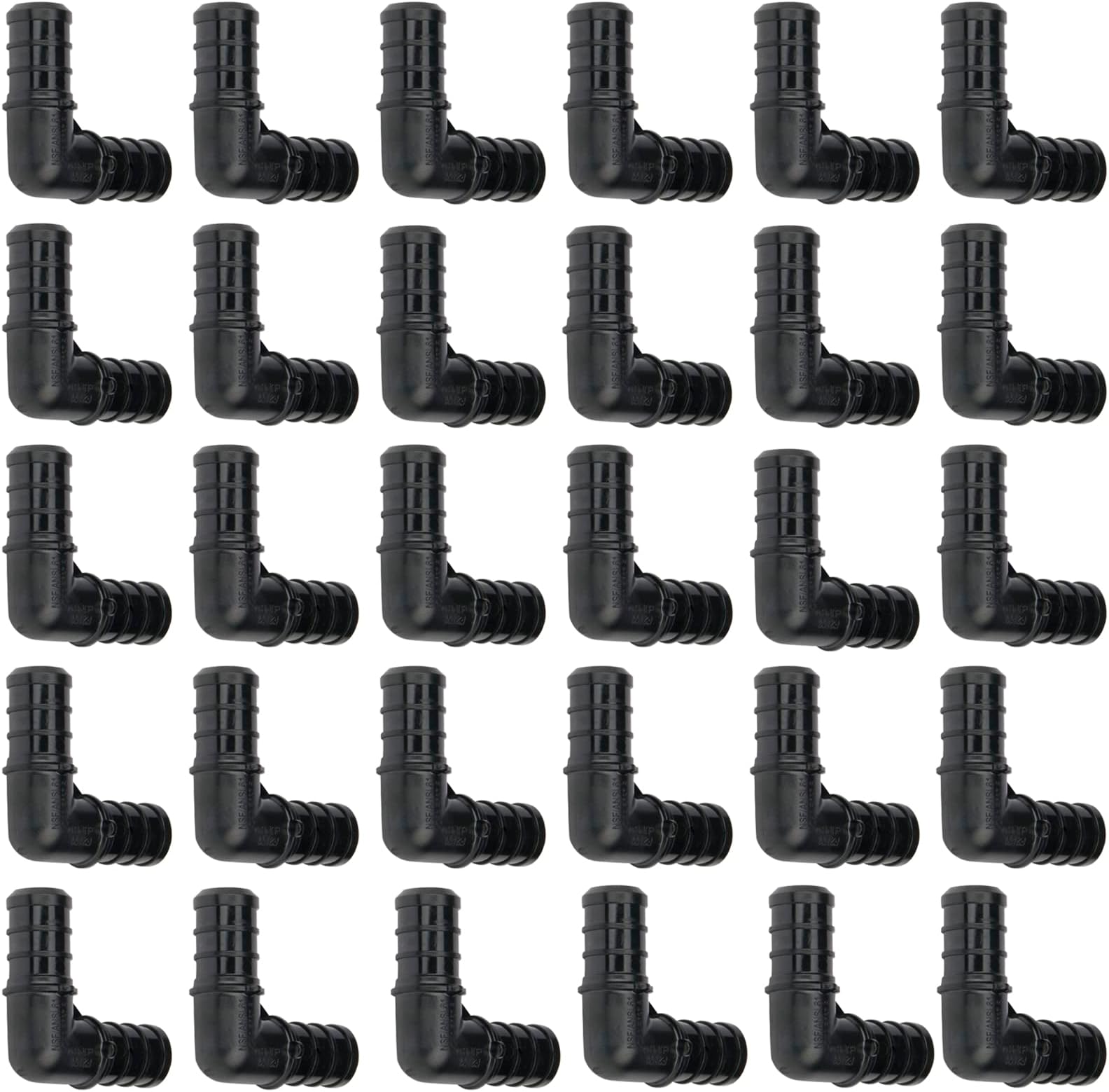 Amazon.com: WHK 30 Pack 1/2" PEX Fittings,1/2" Inch Pex Elbow Fittings ...