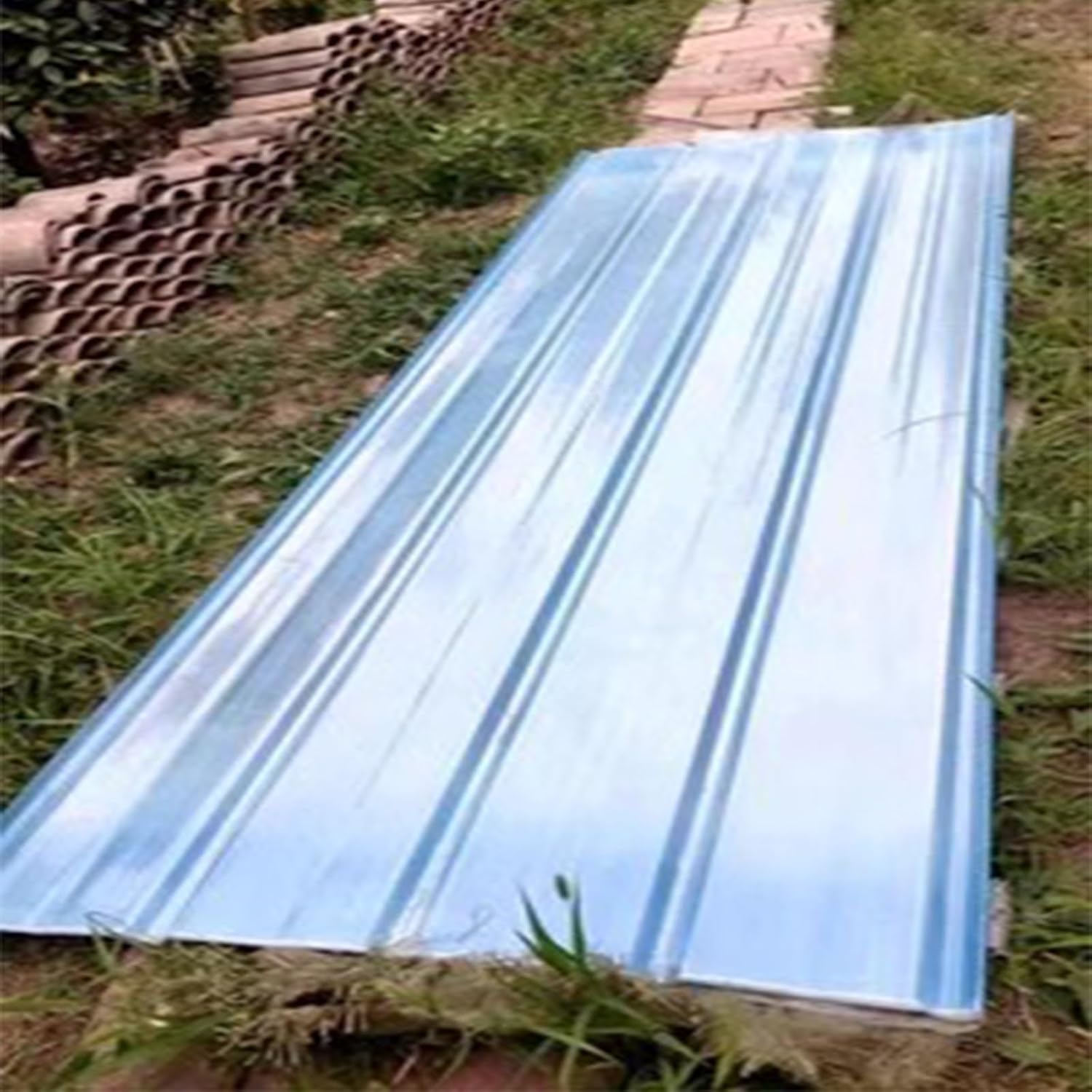 Amazon.com: EMYJAY Clear Roof Sheet, Glass Fibre Resin Panels ...