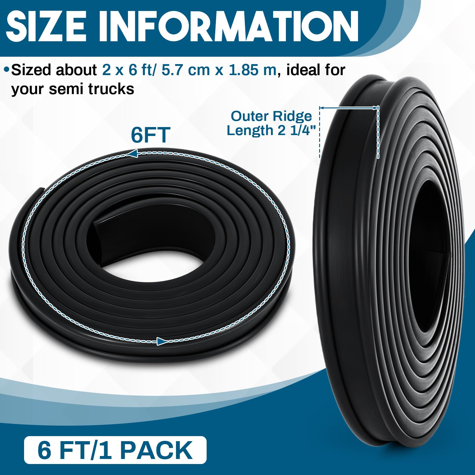 Snapklik.com : 2 Inch Fuel Tank Strap Isolator 6 Feet Length Gas Tank ...