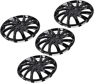 4PCS 14in Wheel Hub Scratch Resistant Universal Wheel Rim Cover Fit for ...