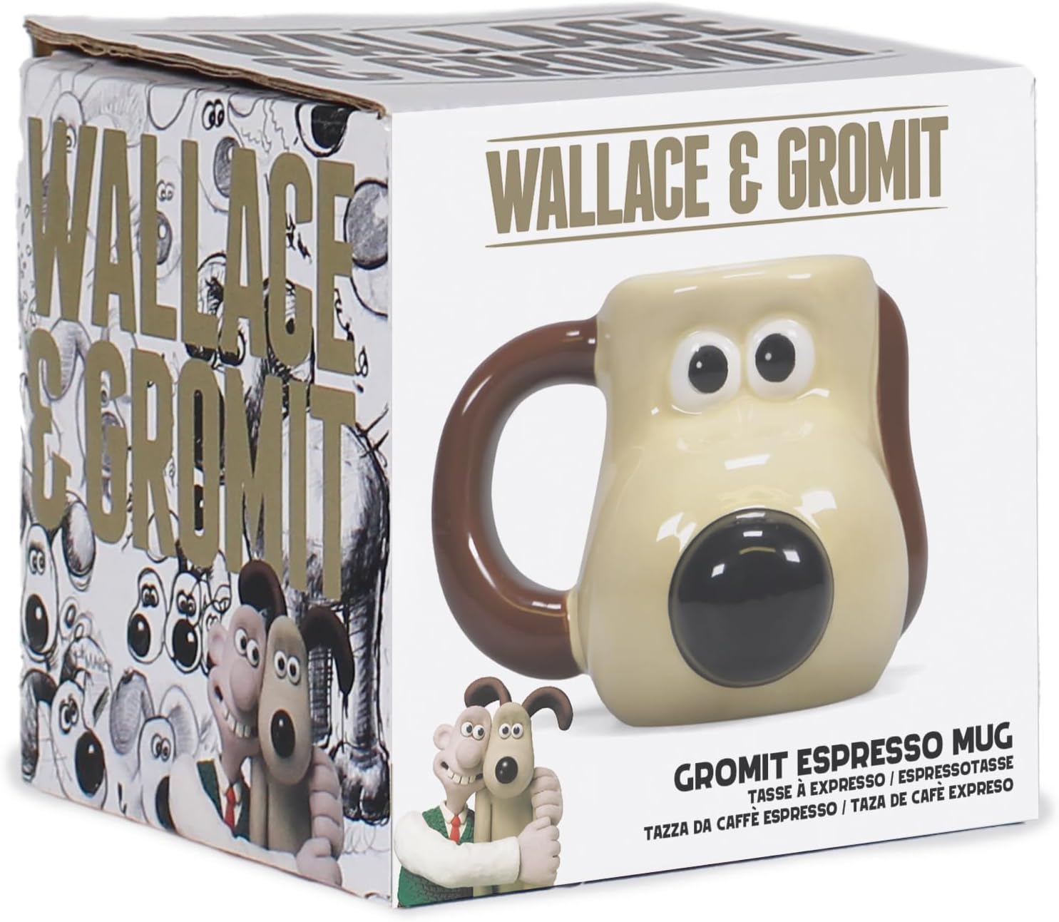 Aardman - Collectable - Mini Mugs - Wallace & Gromit Mini Mug - Gromit ...
