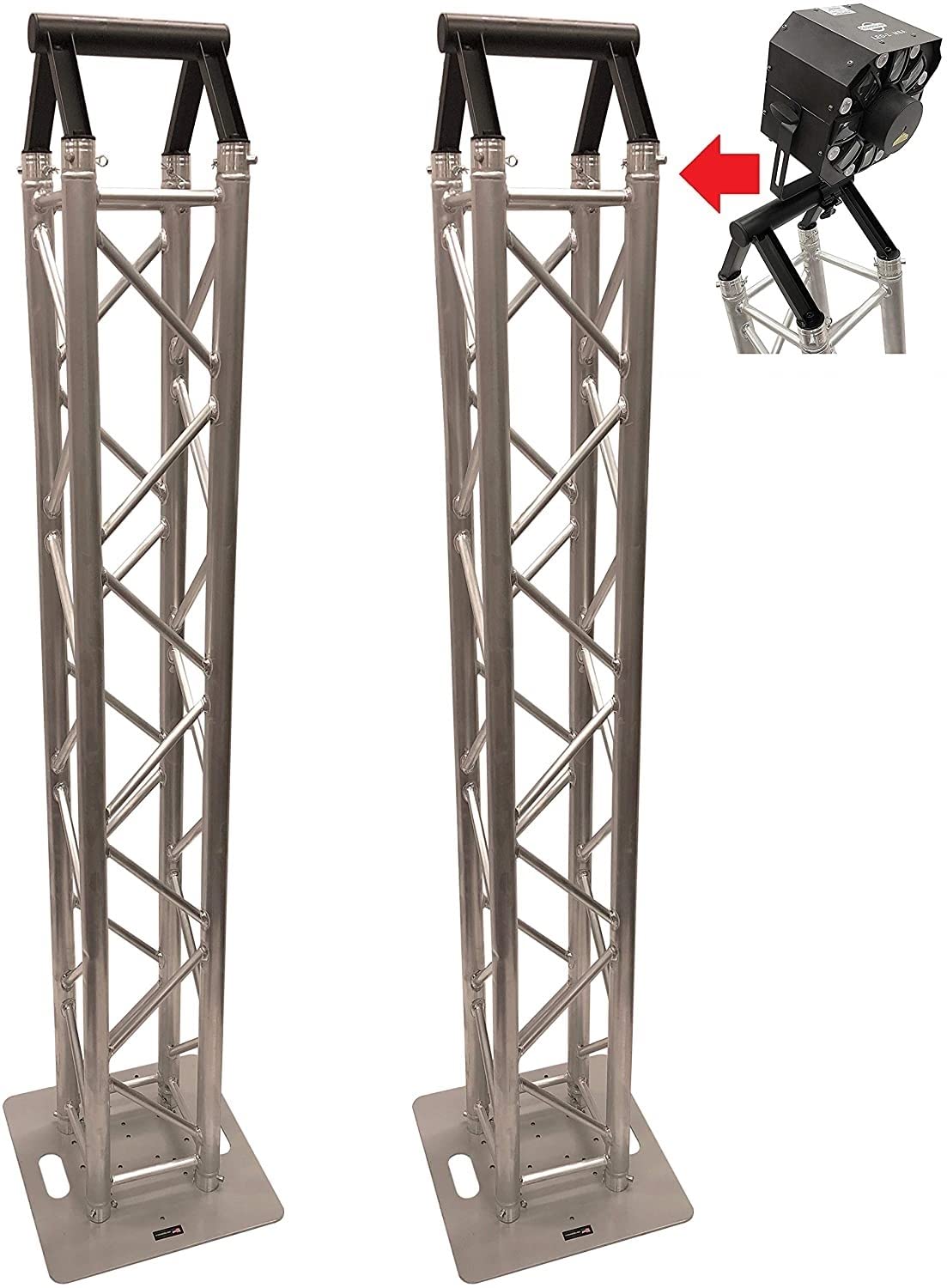 Amazon.com: (2) DJ Lighting Aluminum Truss Light Weight Dual 6.56 ft ...