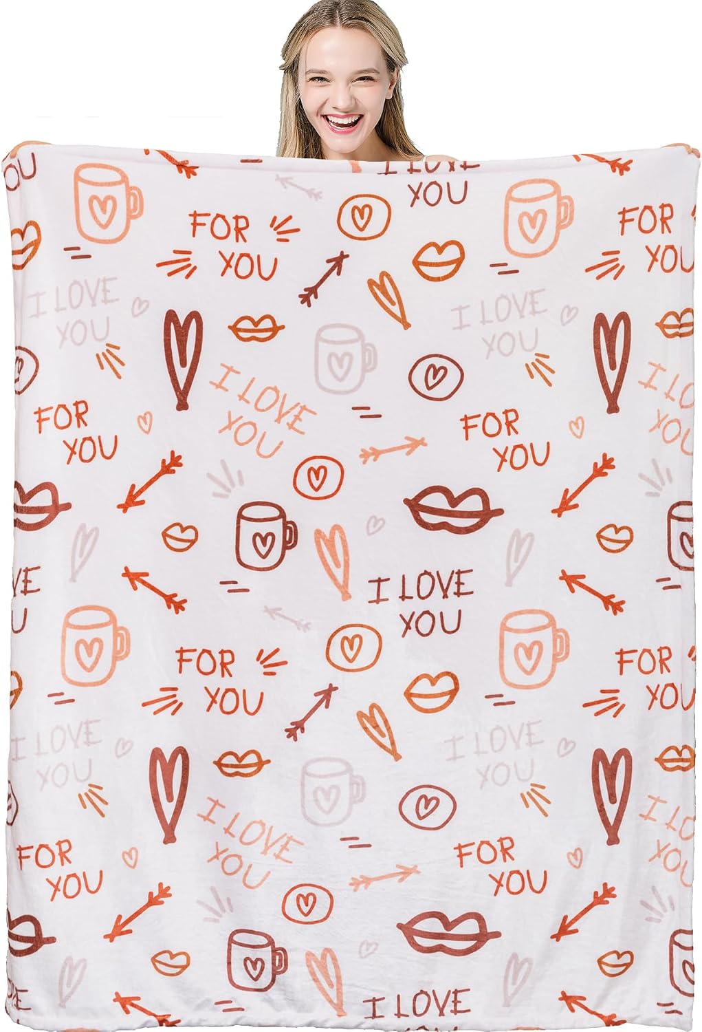 Amazon.com: Sviuse I Love You Blanket Best Love Gifts for Women Mom ...