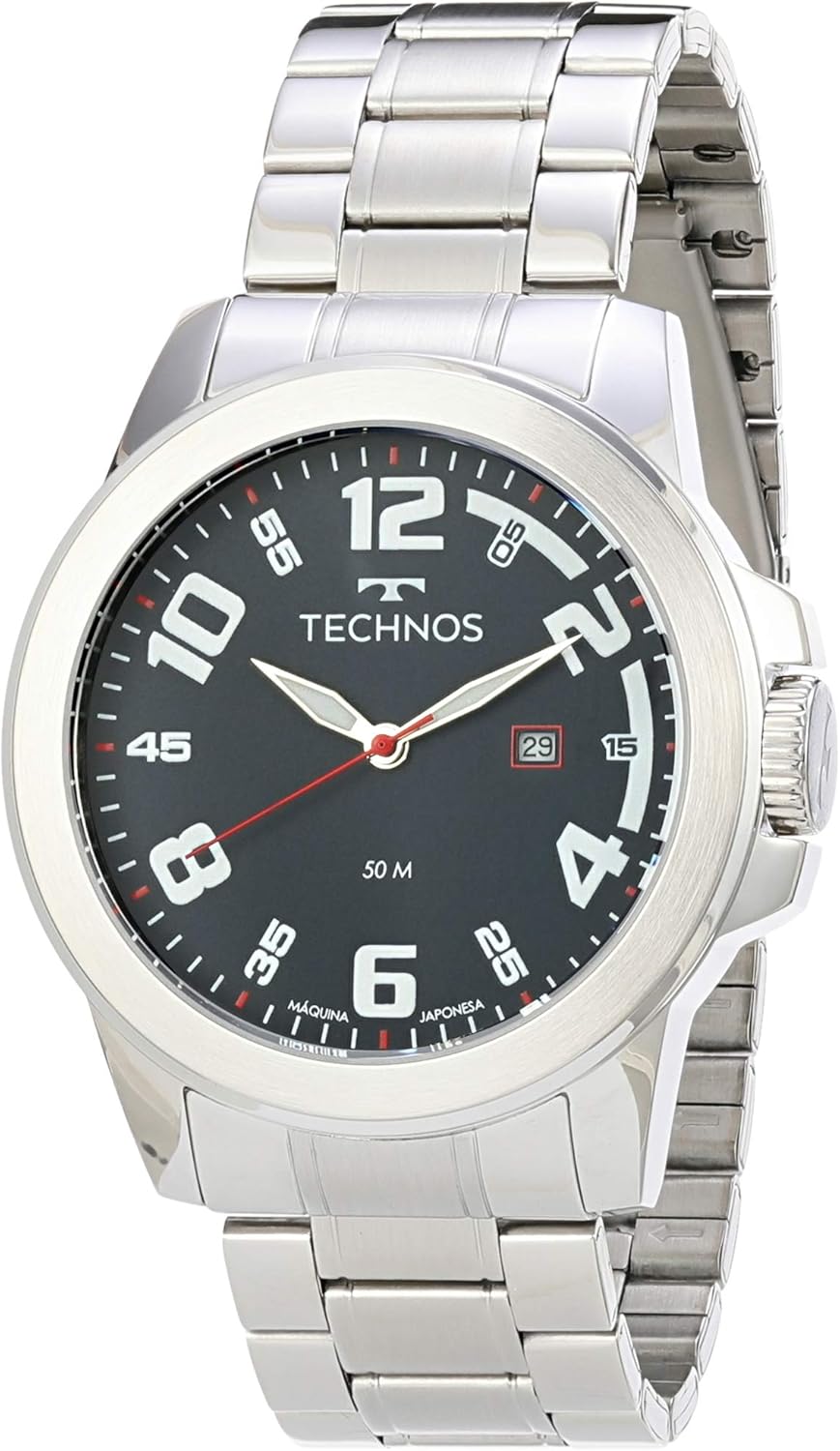 Relógio Technos Masculino Racer Prata - 2115MGR/1A | Amazon.com.br