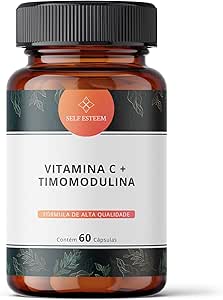 Vitamina C 500mg + Timomodulina 80mg 60 Cápsulas | Amazon.com.br