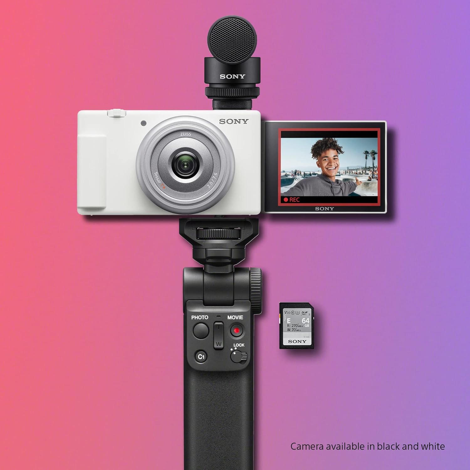 Sony ZV-1F Cámara de vlog para creadores de contenido y vloggers con ...