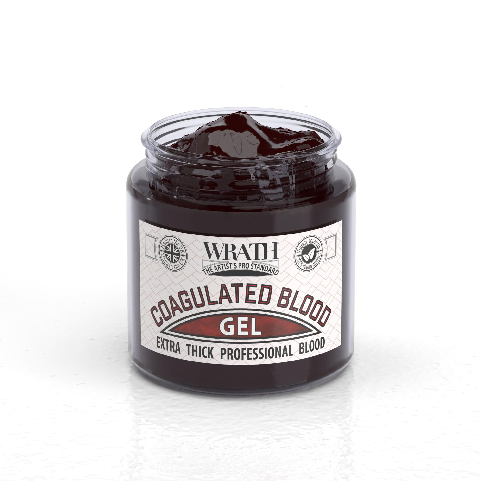 WRATH Coagulated Blood Gel - Professional Extra Thick Fake Blood, Scab ...