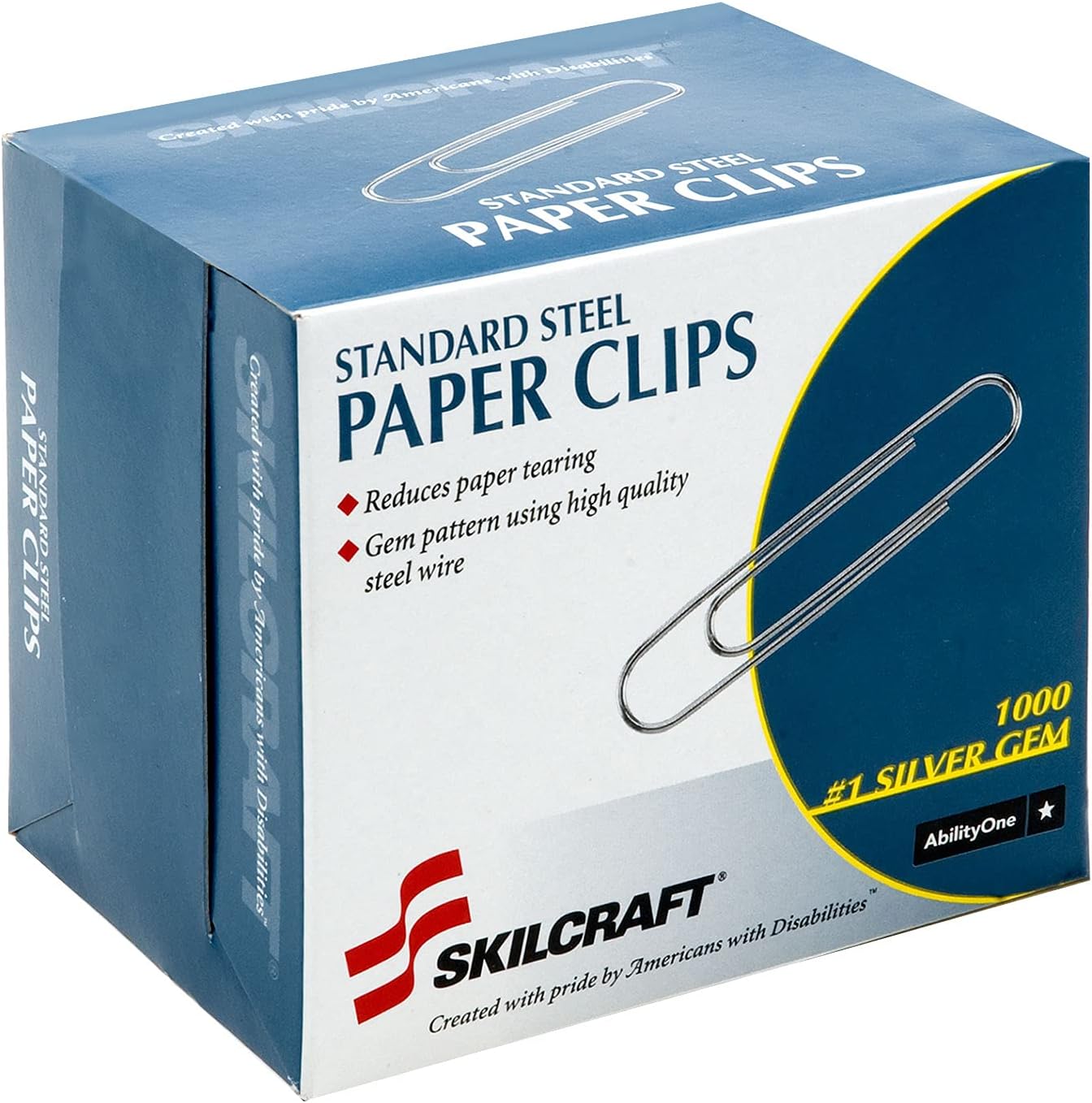 Amazon.com: AbilityOne® - NSN1614292 - SKILCRAFT® Paper Clips - 1,000 ...