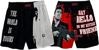Scarface Tony Montana Men's Pajama Pants Loungewear - Boxer Shorts and ...