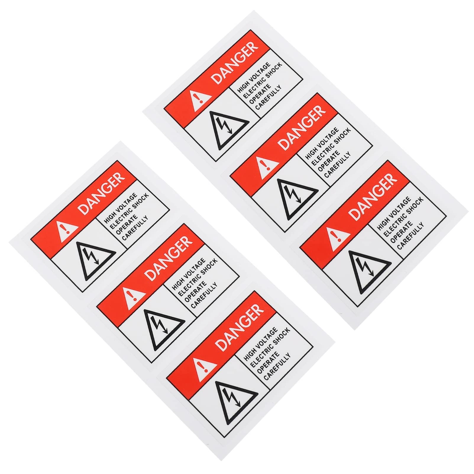 Buy Hemobllo Danger Warning Stickers, General High Voltage Warning ...