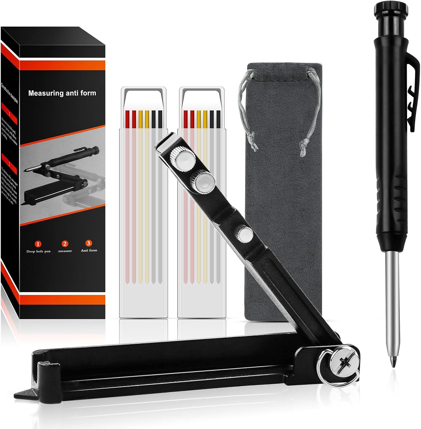 Multi-Function Scribing Tool Kit, OBOVO Woodworking Scribe Tool with ...