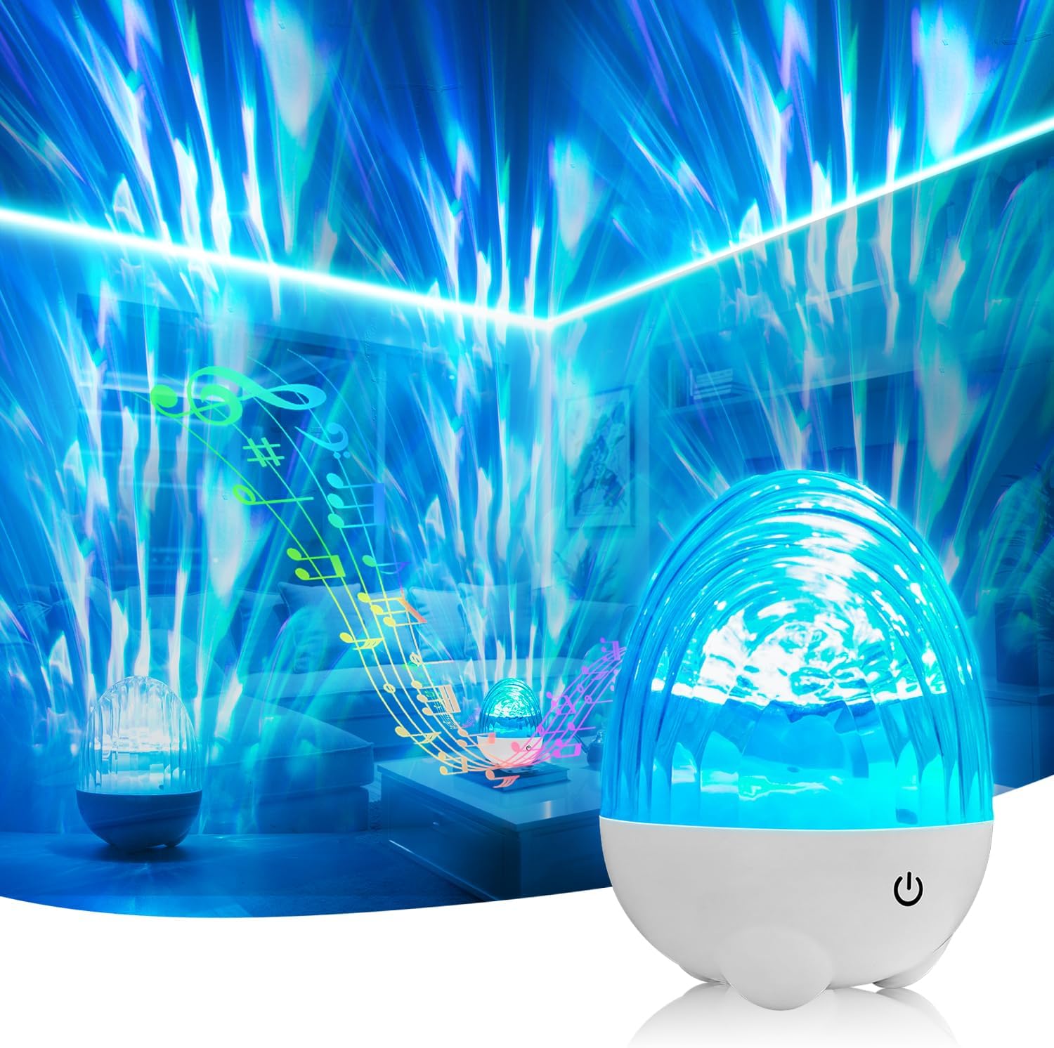 Northern Lights Projector for Bedroom, 13 Light Effects Aurora ...