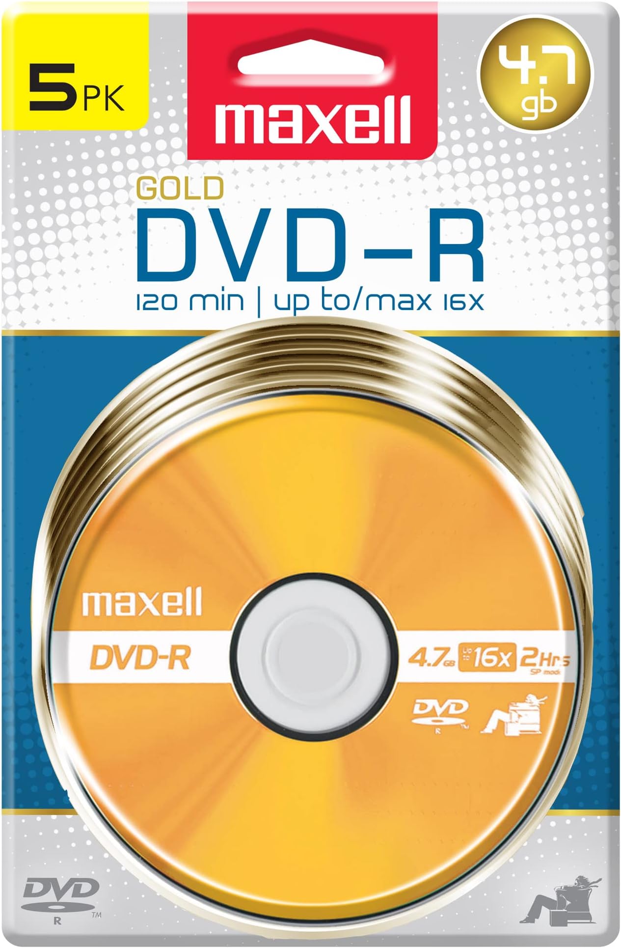 Amazon.com: Copkim 50 Pieces 3 Inch Blank DVD-R Discs Disk 1.4 GB ...