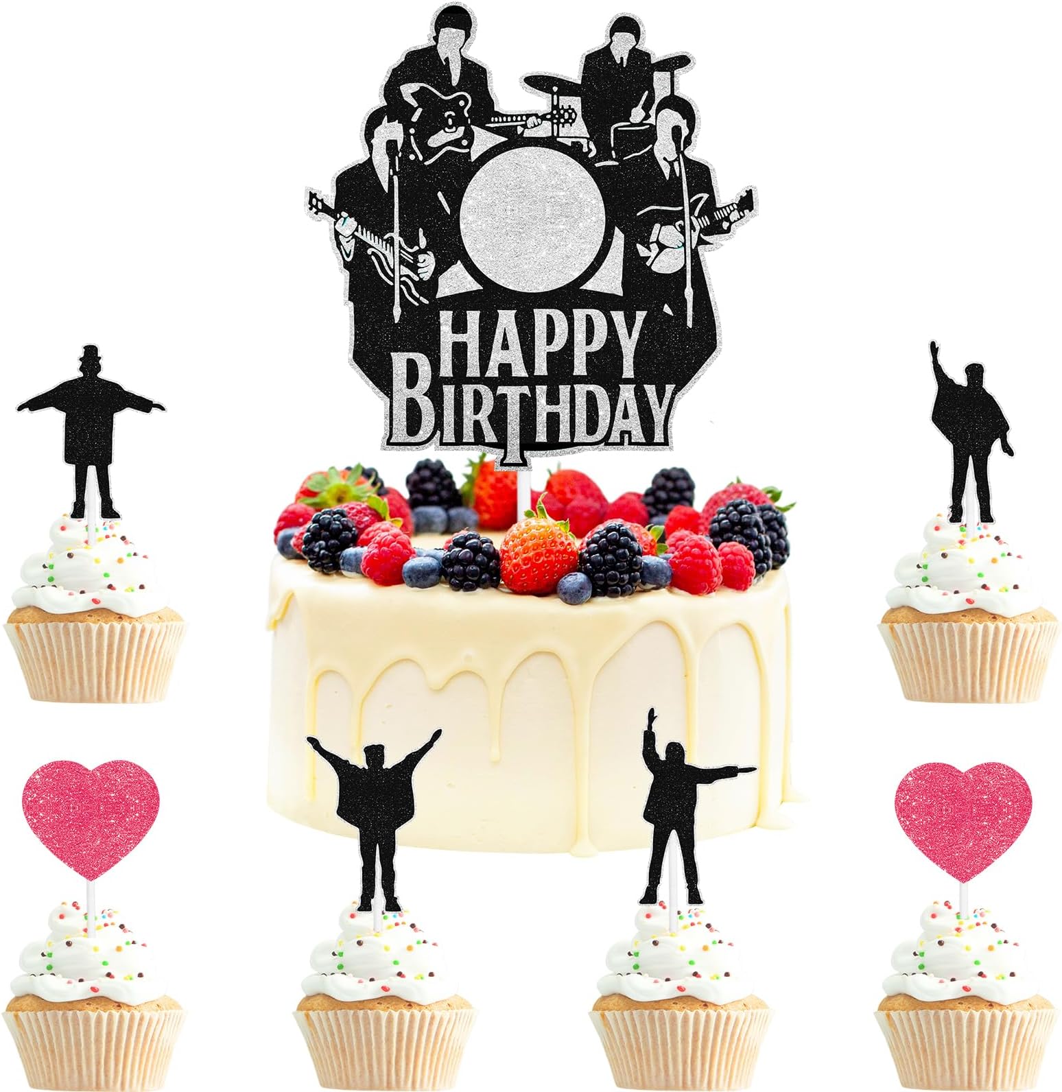 Amazon.com: Beatles Abbey Road - Edible Cake Topper - 7.5" round ...