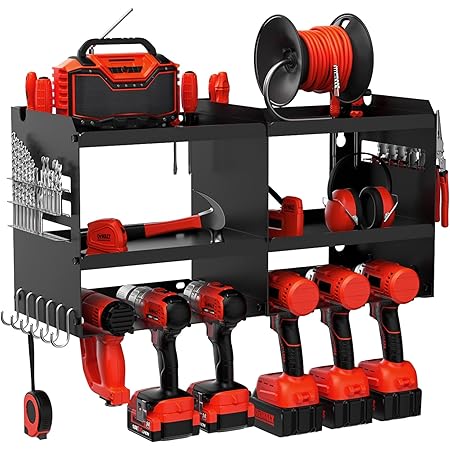 Ezrackz Power Tool Organizer Wall Mount, Cordless Tool Organizer, 3 ...