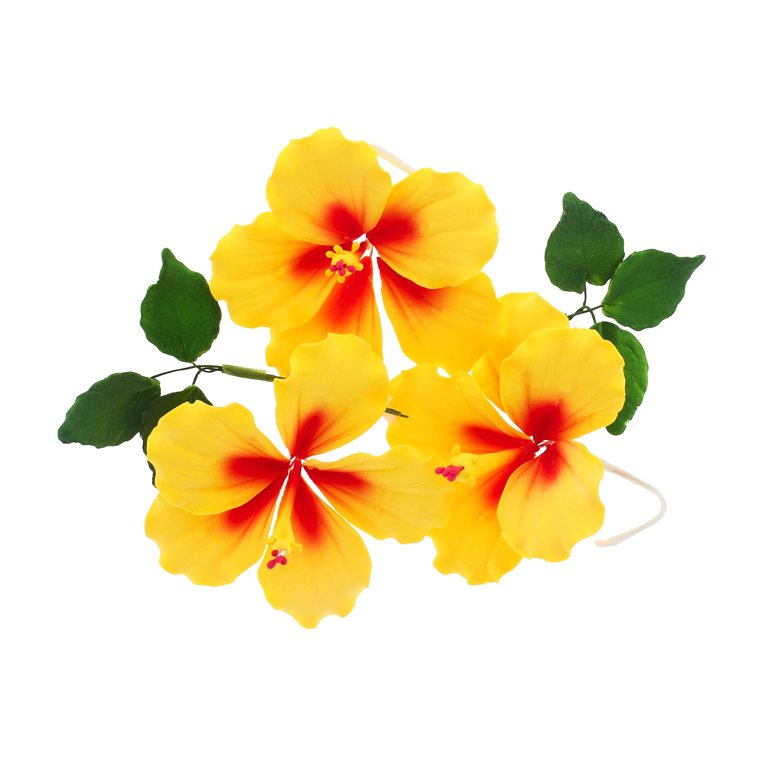 Yellow Hibiscus Flower Clipart