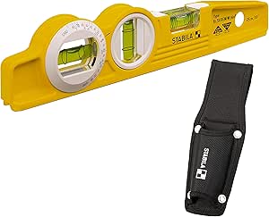 Amazon.com: Stabila 16670/0 25 ס"מ "טורפדו סוג 81 SV REM W360" פלס רוח ...