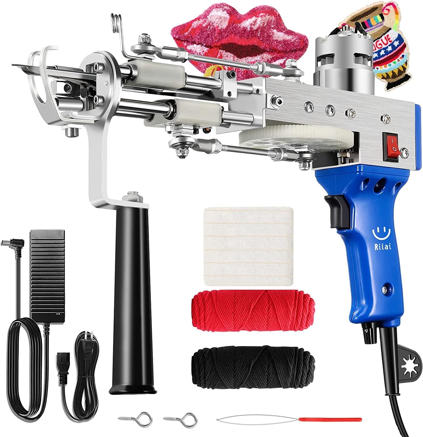 Riiai Tufting Gun, Cut Pile and Loop Pile 2 in 1, Rug Tufting Gun ...
