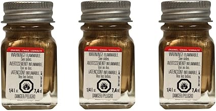 Amazon.com: Testors Enamel Paint, Metallic Gold, 1/4-Ounce (3 Pack)