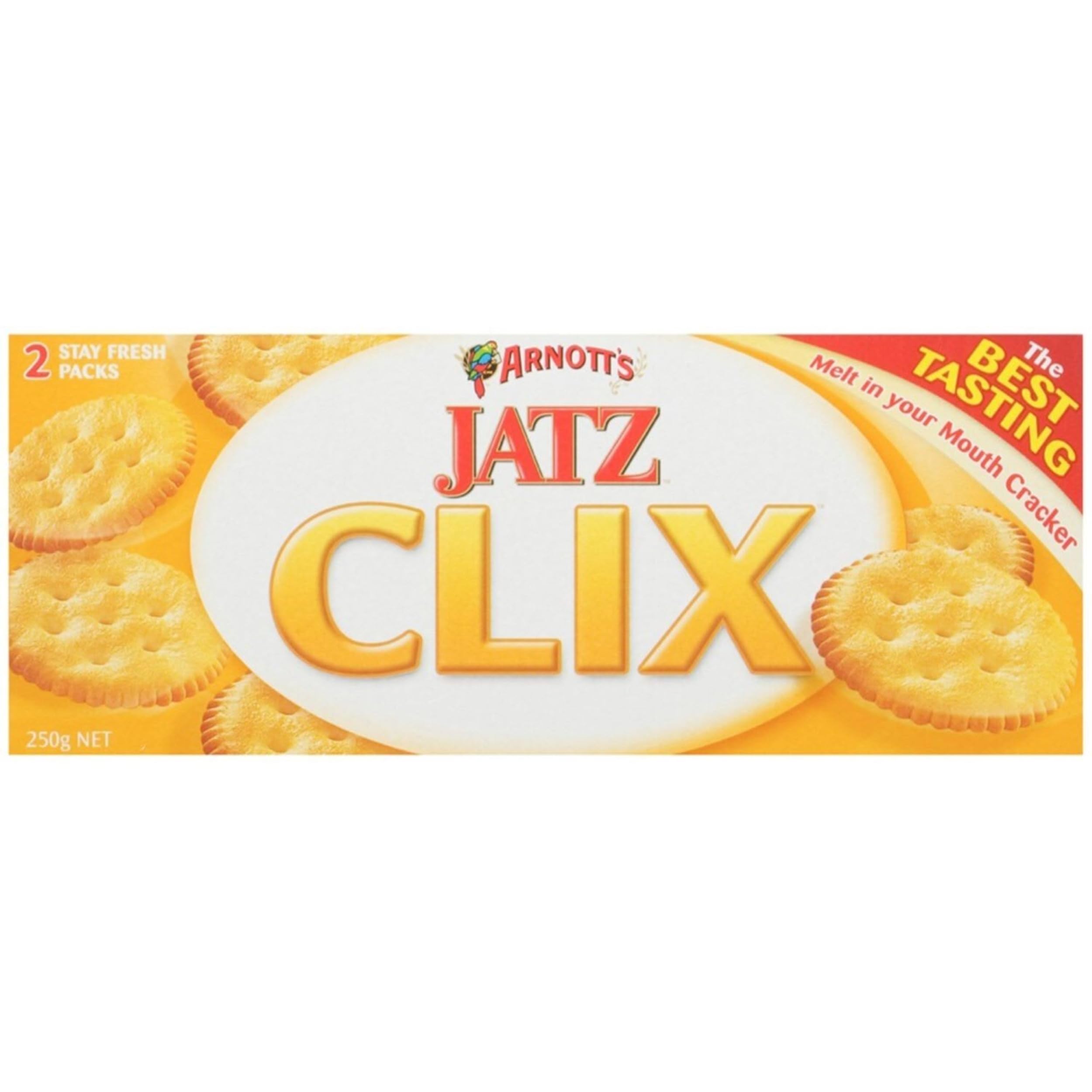Amazon.com: Arnotts Crackers Jatz Clix 250g : Grocery & Gourmet Food